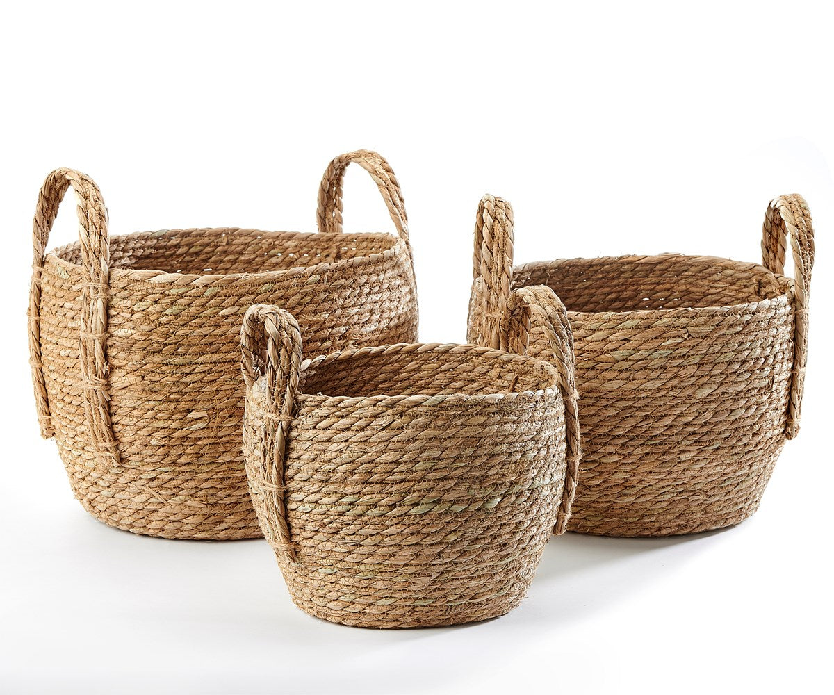 Natural Grass Baskets | Southern Palms Furniture & Decor
